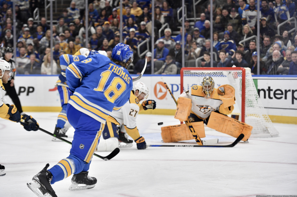 Sports Photos: St. Louis Blues vs Nashville Predators at Enterprise ...